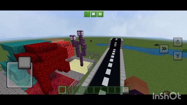 Строю город в Майнкрафт: река с мостом (часть 6)