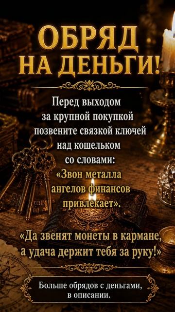 Заговор на ключи.