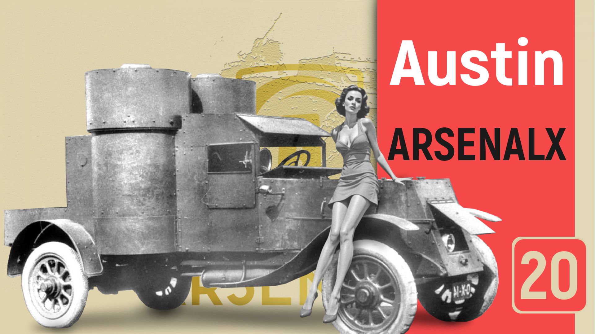 Бронеавтомобиль Остин (Austin). История и конструкция