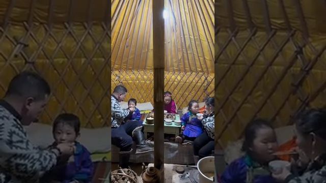 Монголы до сих пор живут традиционной жизнью! Чаба Баннер! #еда #кулинария #монголия