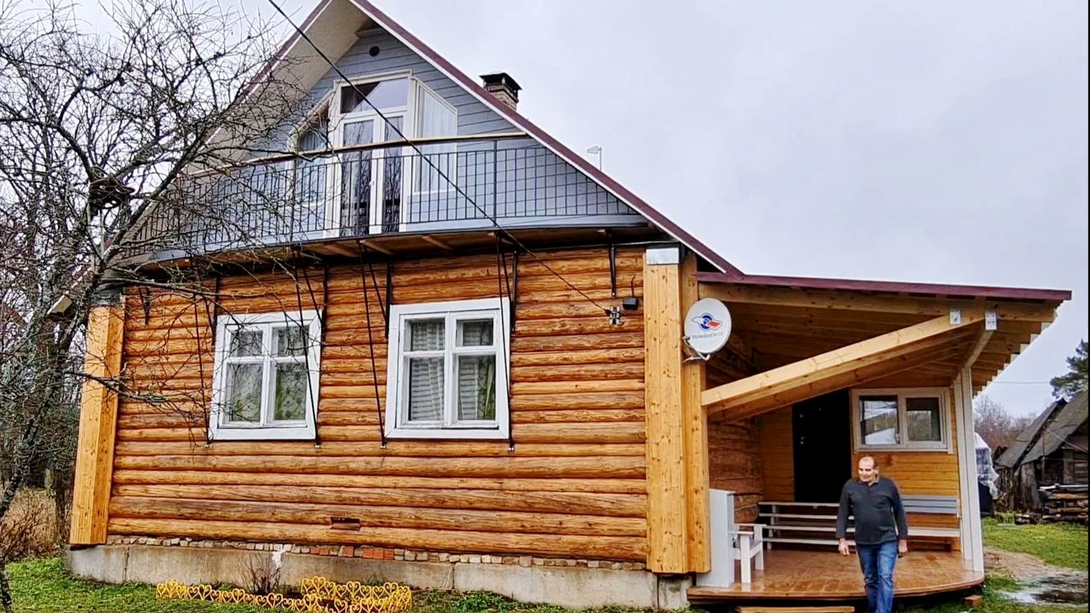 БАЛКОН ТЕРАССА И ВЕРАНДА ДЛЯ СТАРОГО БРЕВЕНЧАТОГО ДОМА