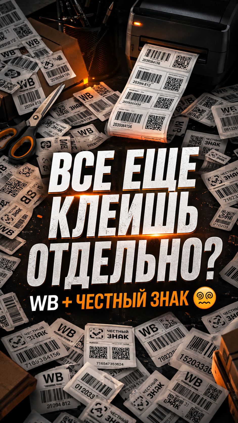 Все еще клеишь WB и Честный Знак отдельно? 😵💫
