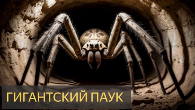 Гигантский паук (Страшная история, Париж, Франция, катакомбы, полиция)