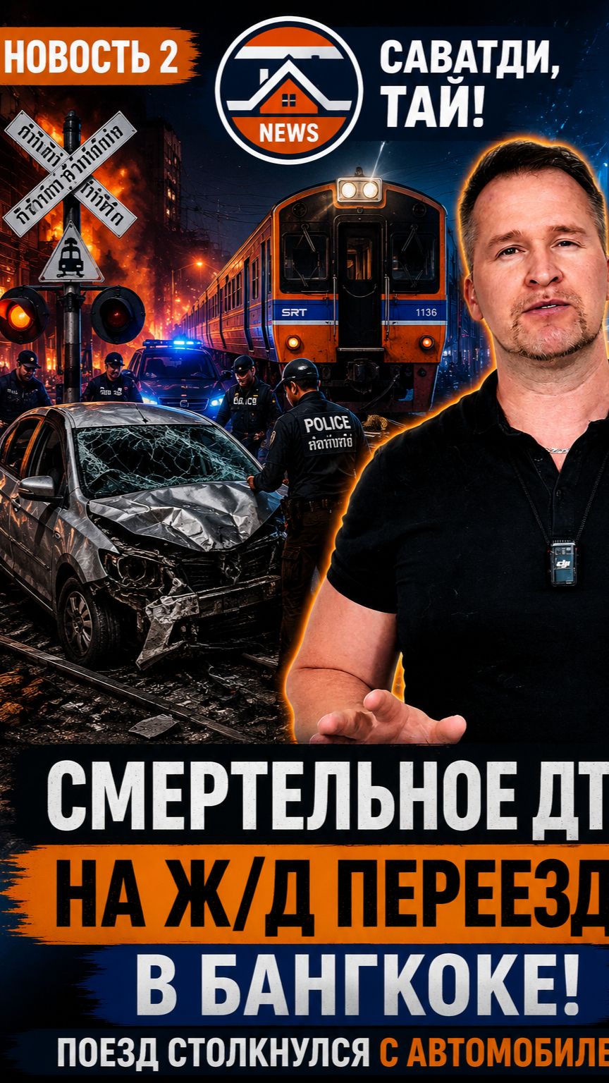 СМЕРТЕЛЬНАЯ ЖЕЛЕЗНОДОРОЖНАЯ КАТАСТРОФА В БАНГКОКЕ