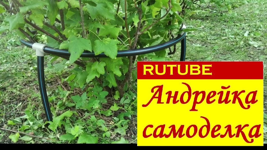 Опора для кустов смородины, крыжовника и цветов из труб ПНД