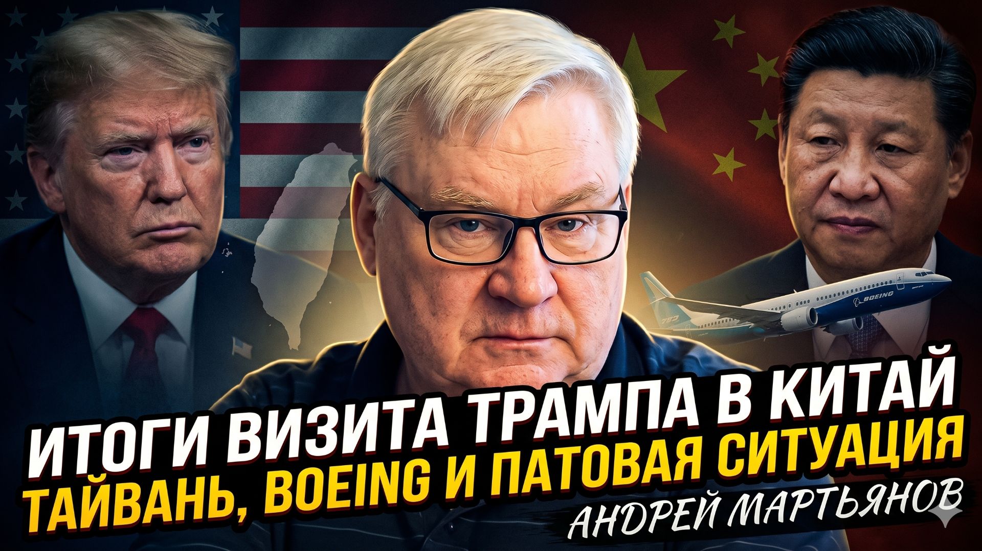 ✈️Андрей Мартьянов | Итоги визита Трампа в Китай: Тайвань, Boeing и патовая ситуация