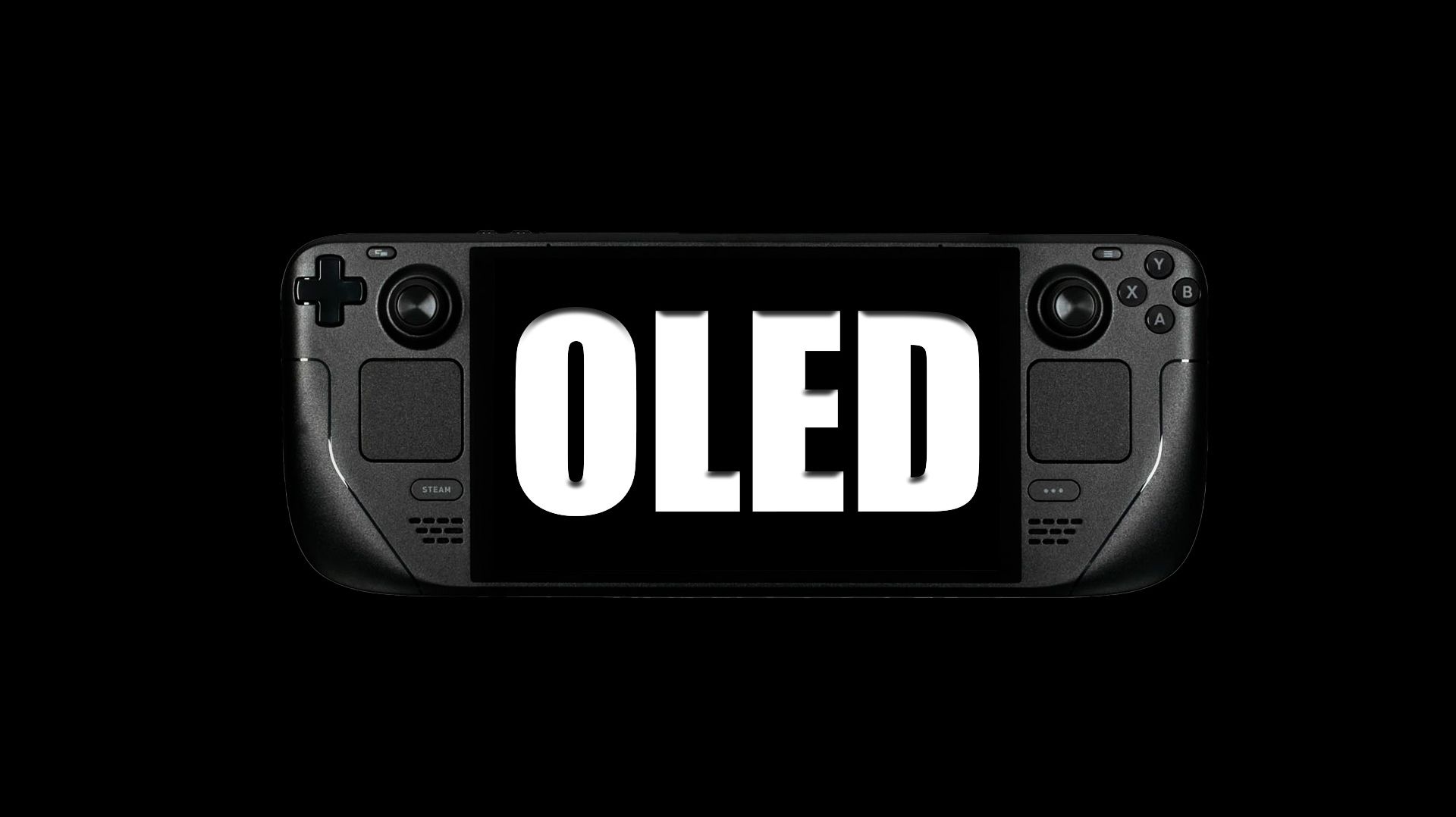 Бесконечно чёрный Steam deck OLED