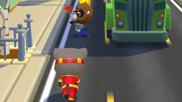 5.   Говорящий Том и Друзья (Talking Tom & Friends,)  Том бегает за золотом. Для детей.