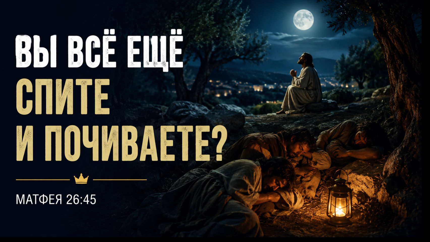 "Вы всё ещё спите и почиваете?" (От Матфея 26:45) Проповедь 17.05.2026
