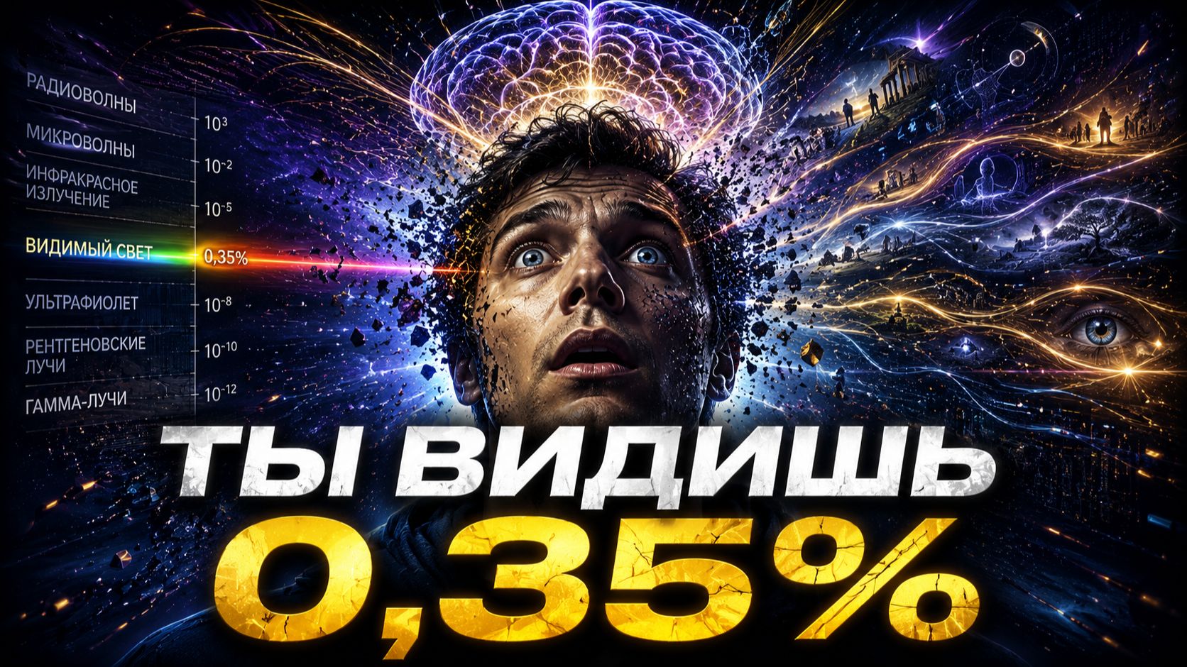 Мозг скрывает от тебя почти весь мир
