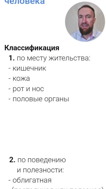 Микрофлора человека