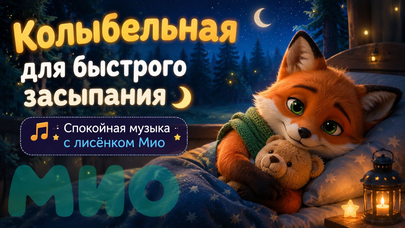 Колыбельная для сна • Тихая музыка перед сном • Лисенок Мио