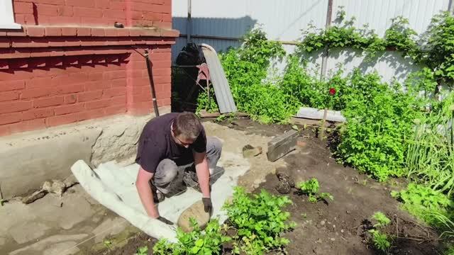 №81 Начинаем ставить бордюры