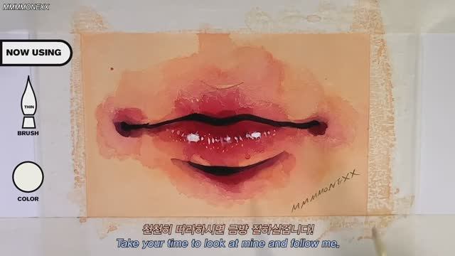 Глаза, нос и губы. Мастер-класс по акварели