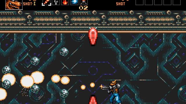 Contra Hard Corps SEGA Киборг Клык Прохождение