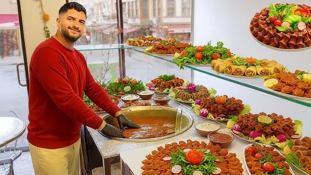 Скрытая Жемчужина Измира Суши и Долма Чиг Кёфте (Самая Известная Уличная Еда Турции)