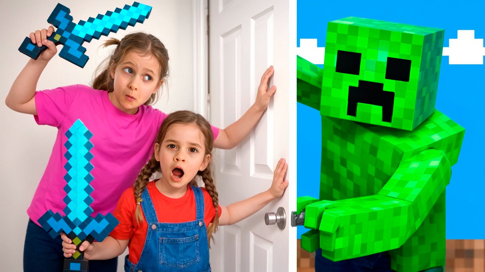 Дети играют в Minecraft в РЕАЛЬНОЙ ЖИЗНИ! 😂🟩⛏️ Забавное приключение