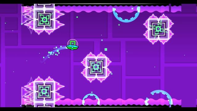 Прохождение уровня Electroman Adventures на 3 монетки Geometry Dash