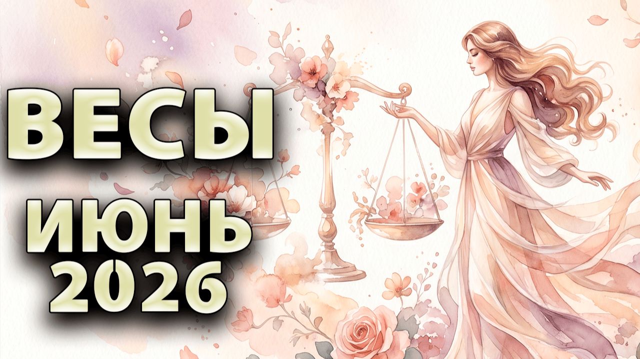 ВЕСЫ - ГОРОСКОП на ИЮНЬ 2026