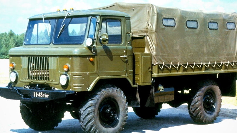 газ 66.повороты