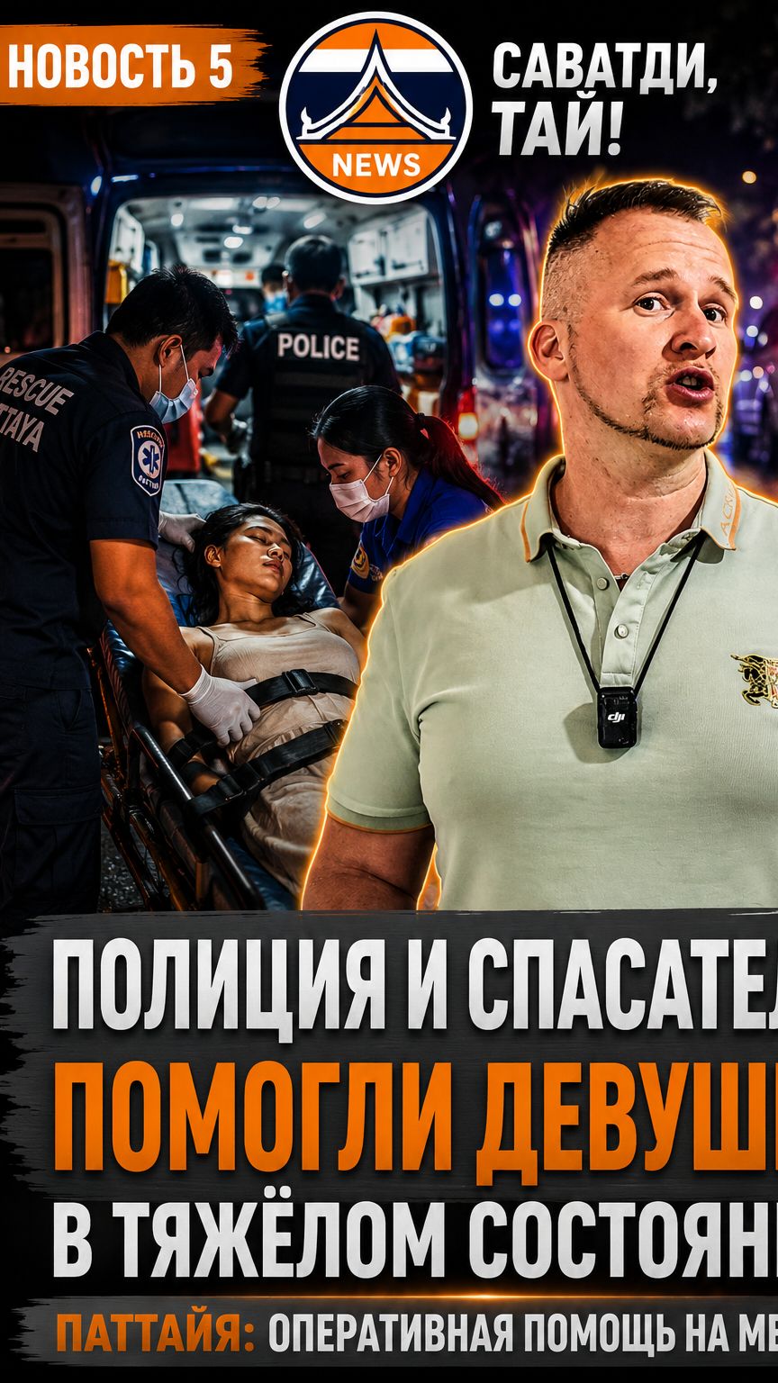 В ПАТТАЙЕ СПАСАЛИ ДЕВУШКУ, КОТОРАЯ ПОТЕРЯЛАСЬ В СОБСТВЕННОМ СОСТОЯНИИ