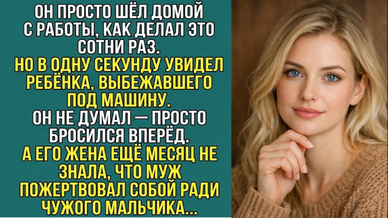 ОН ШЁЛ ДОМОЙ ПОСЛЕ РАБОТЫ — И ЗА СЕКУНДУ ИЗМЕНИЛ ЧУЖУЮ СУДЬБУ. Аудиокниги слушать онлайн. Рассказы
