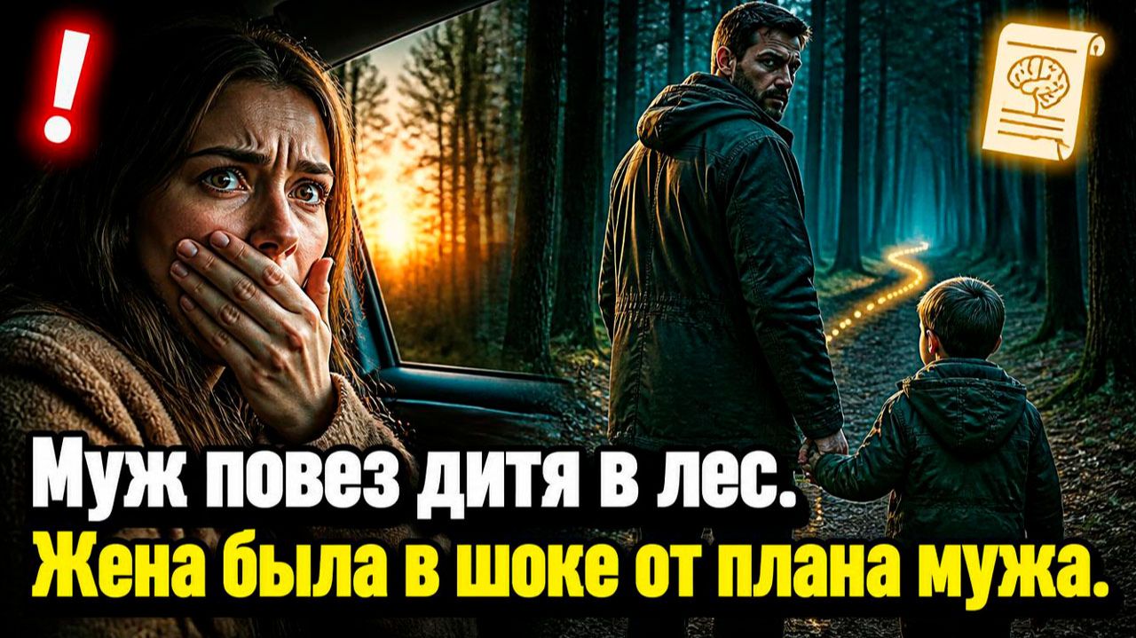 Муж повез дитя в лес. Жена была в шоке от плана мужа.