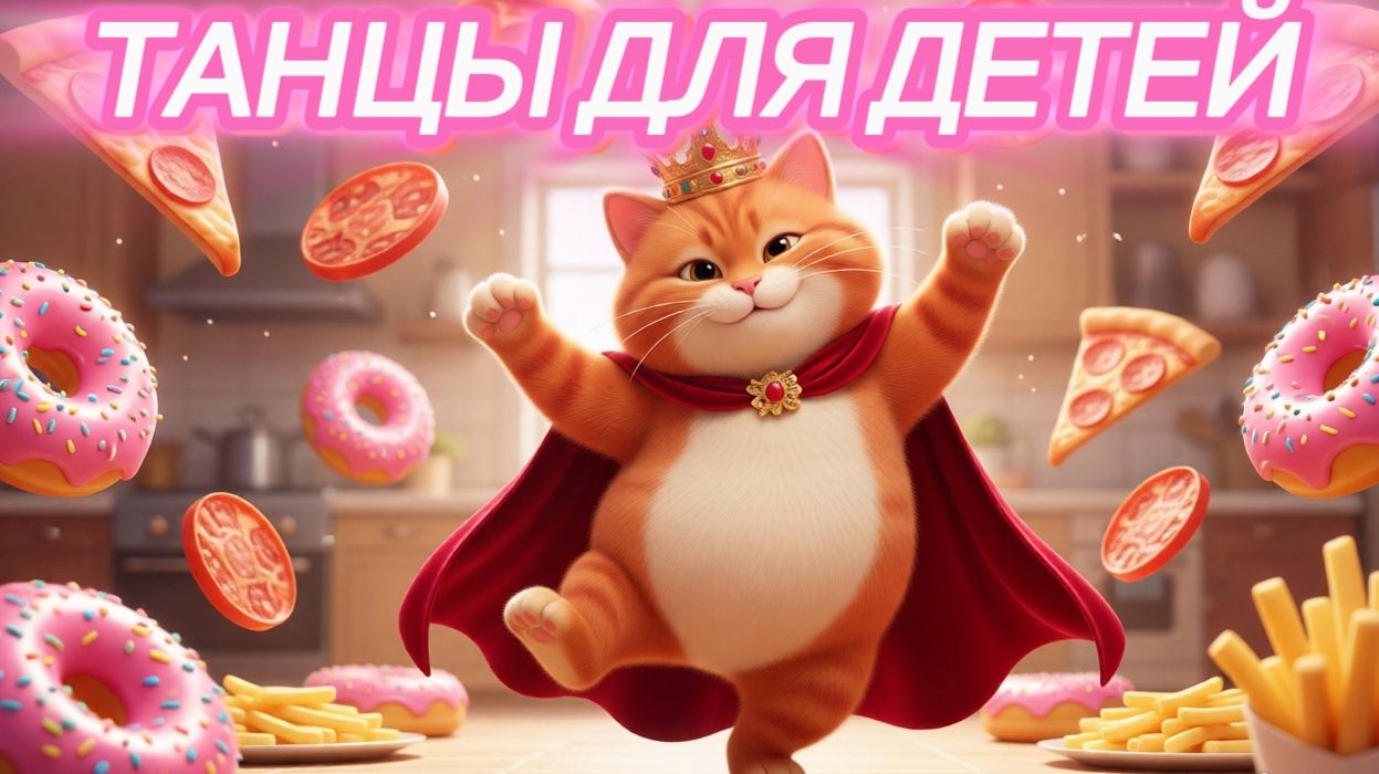 ТАНЦЫ для детей | танцы для малышей. Величавый Толстопуз🐱👑