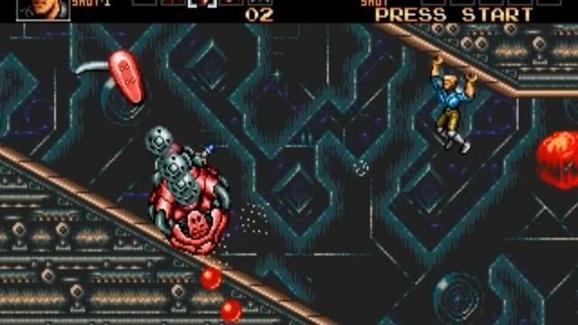 Contra Hard Corps SEGA Ray Прохождение