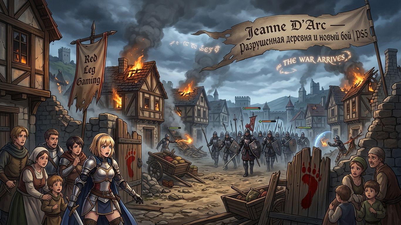Jeanne D'Arc — Деревня в огне | Новый бой | PS5