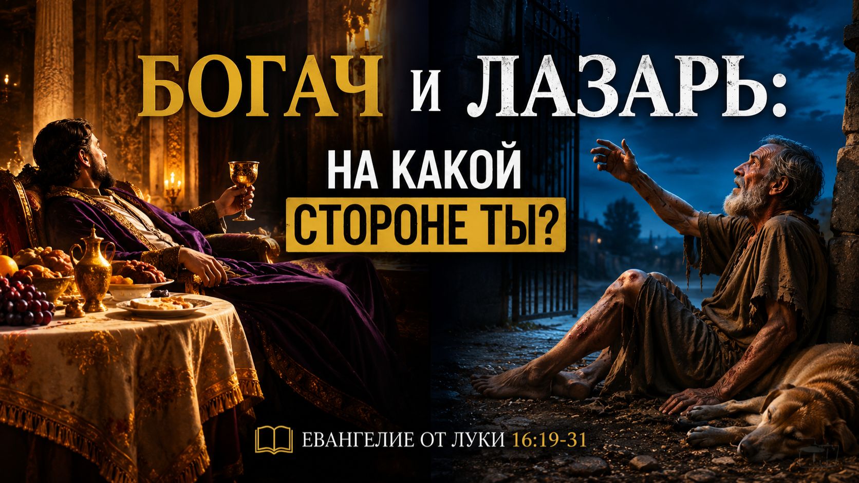 "Богач и Лазарь: на какой стороне ты?" (от Луки 16:19-31) Проповедь 17 мая 2026