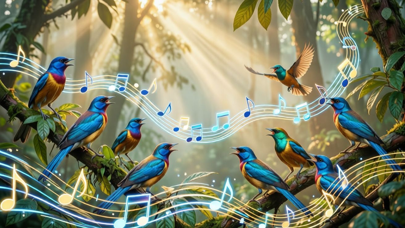 Чудесная Музыка Для Души Под Пение Птиц🦜Успокаивающая Музыка Для Сна💤Релакс