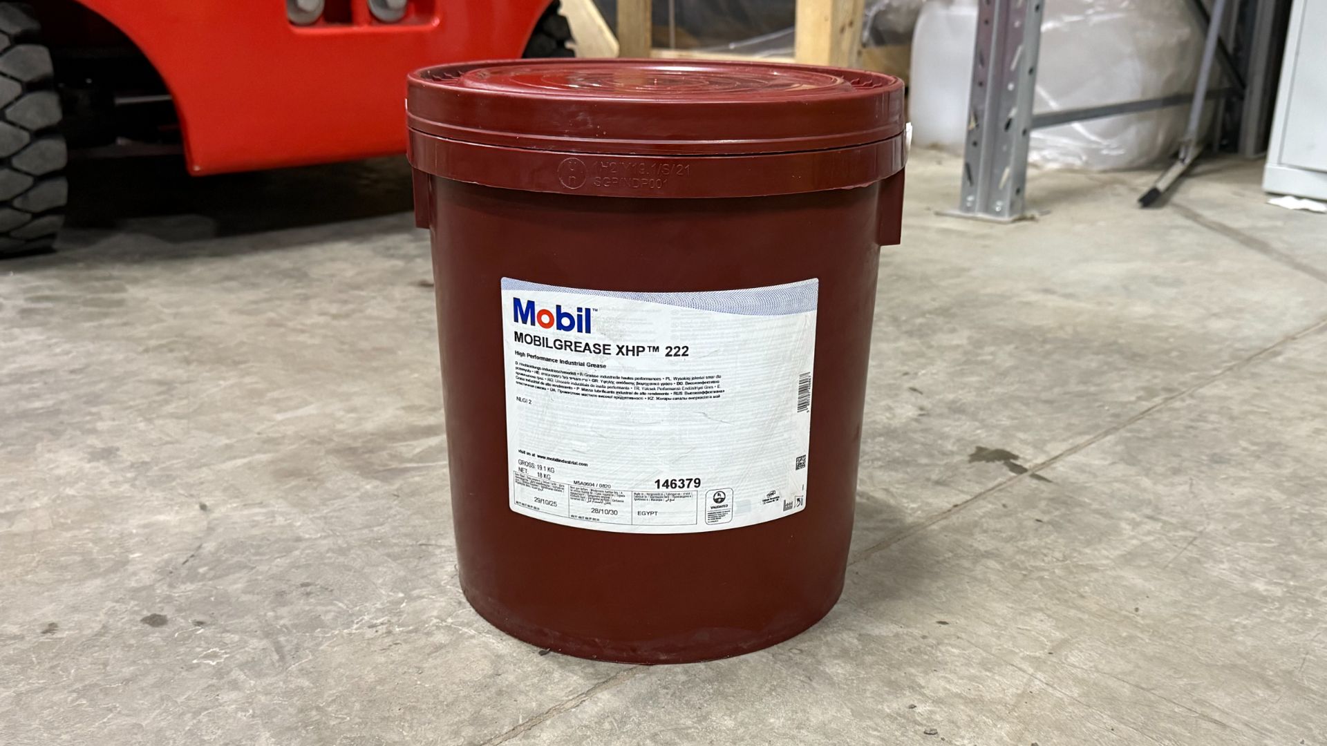 Пластичная смазка Mobilgrease XHP 222 (18 кг) купить по наличию на складе ООО "РД-Тех"