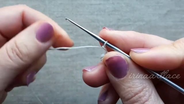 Бугорки, узелки и шишечки крючком