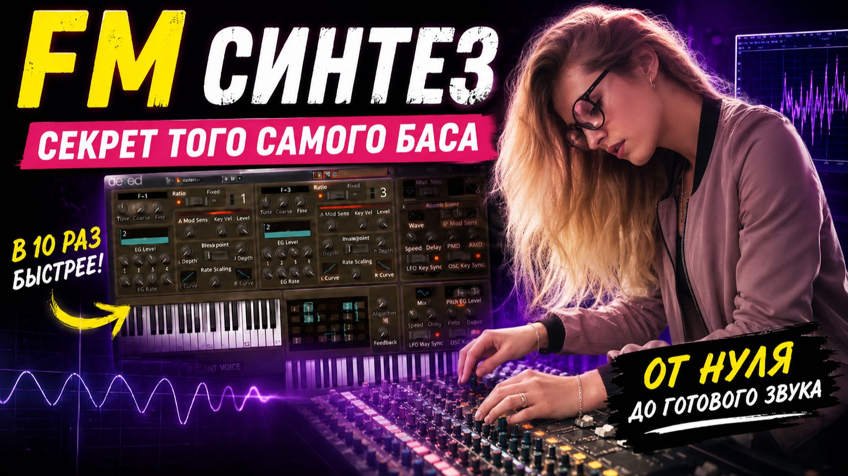 Я мучилась с басом 3 часа… а FM-синтез сделал его за минуту