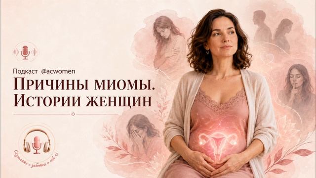 🎧Подкаст «Причины миомы. Истории женщин»