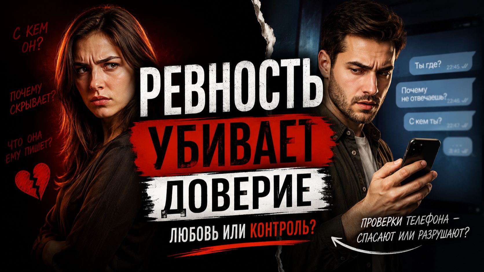 Ревность, проверки, недоверие..