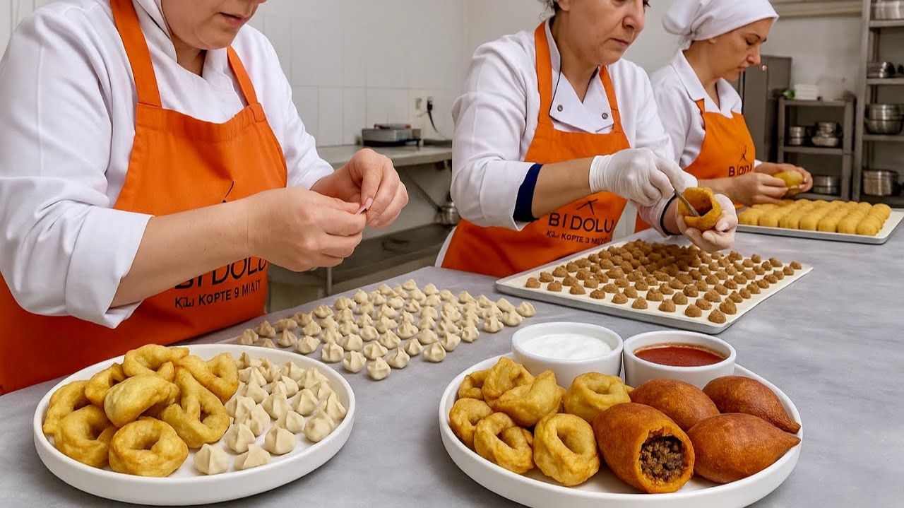 Внутри турецкой кулинарной мастерской ручной работы