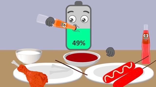 🌟 ASMR Cheetos Chicken Hot Dog 🌭 Mukbang   Battery Charging Animation   NCR Animation
