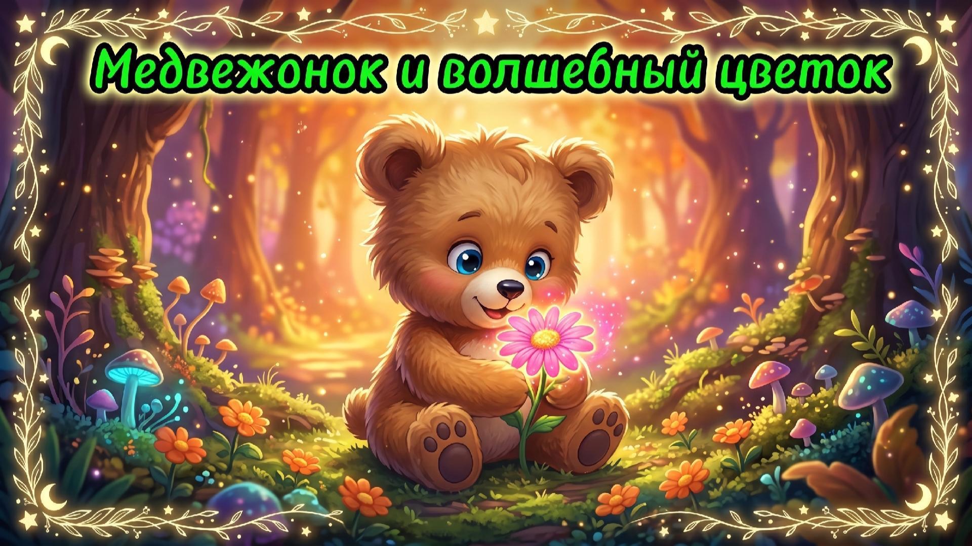 Медвежонок и волшебный цветок |Слушать сказки перед сном |Сказки на ночь для малышей |Сборник сказок