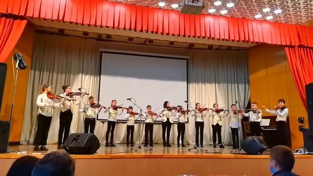 Обер ТАМБУРИН   Сводный  ансамбль Виолино и Озорные  Нотки  ДМШ  № 13