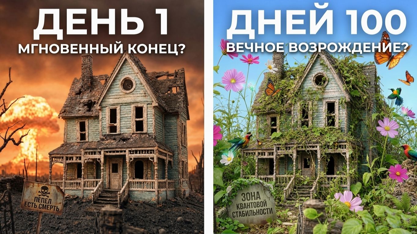 Dr. Plants / 100 ДНЕЙ АПОКАЛИПСИСА: Сможет ли природа выжить? | Симуляция Доктора Плантса