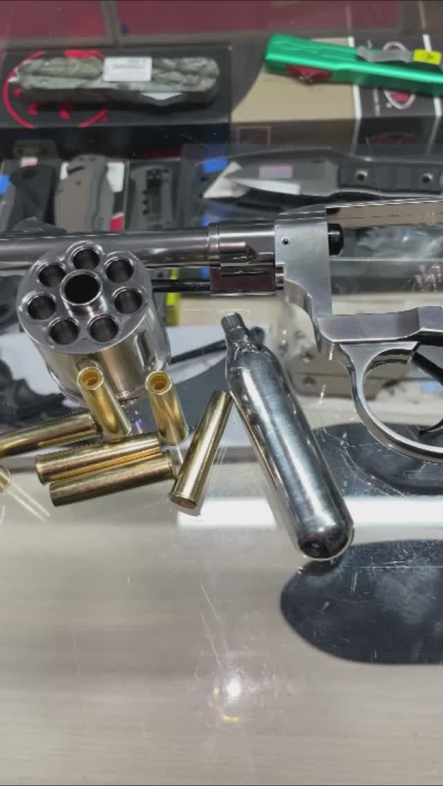 Пневматический револьвер Borner NGT-B (Silver)
