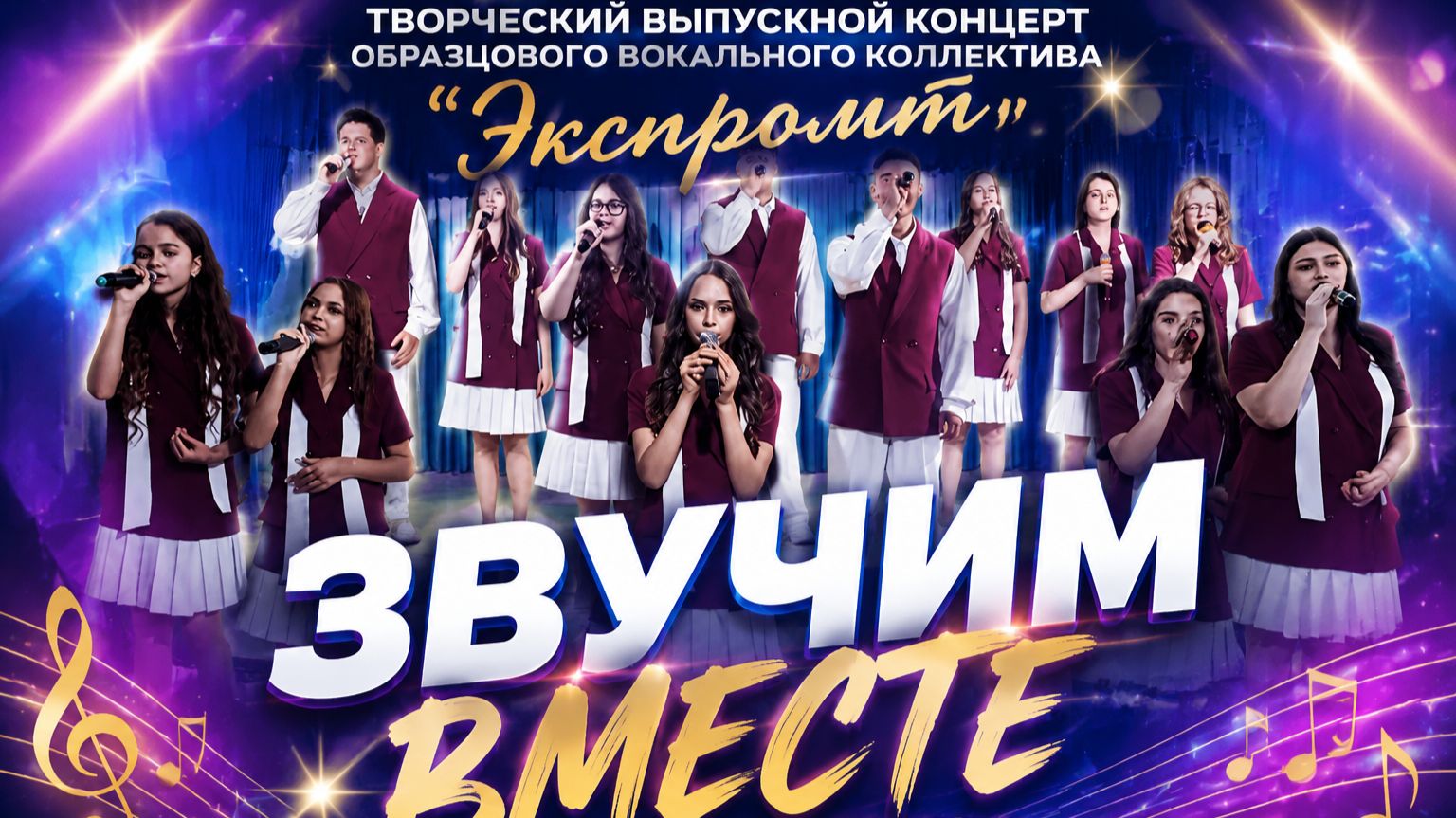 Творческий выпускной концерт, образцового вокального кол-ва "Экспромт" "ЗВУЧИМ ВМЕСТЕ" 19.05.2026
