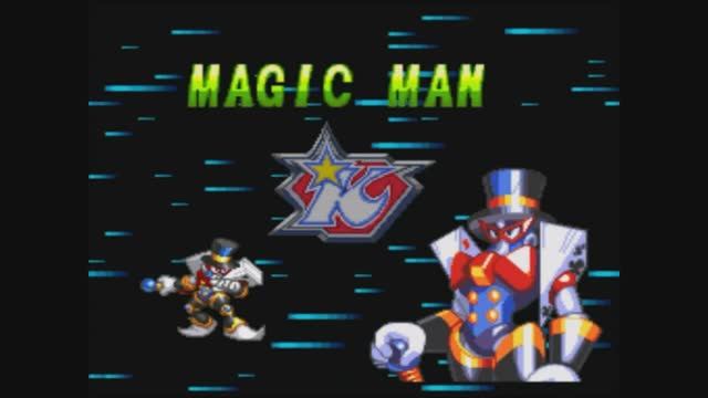 Super Nintendo (Snes) 16-bit Mega Man and Bass Stage 7 Magic Man Прохождение