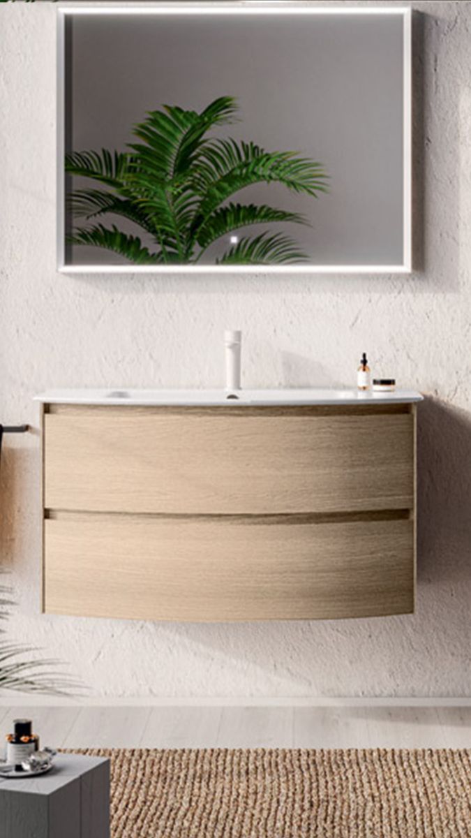Комплект мебели для ванной WAY ROUND от итальянской фабрики BERLONI BAGNO