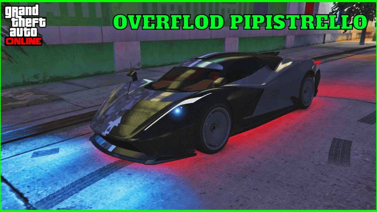 GTA V ONLINE OVERFLOD PIPISTRELLO FUTURISTIC ELECTRIC SUPERCAR REVIEW #449