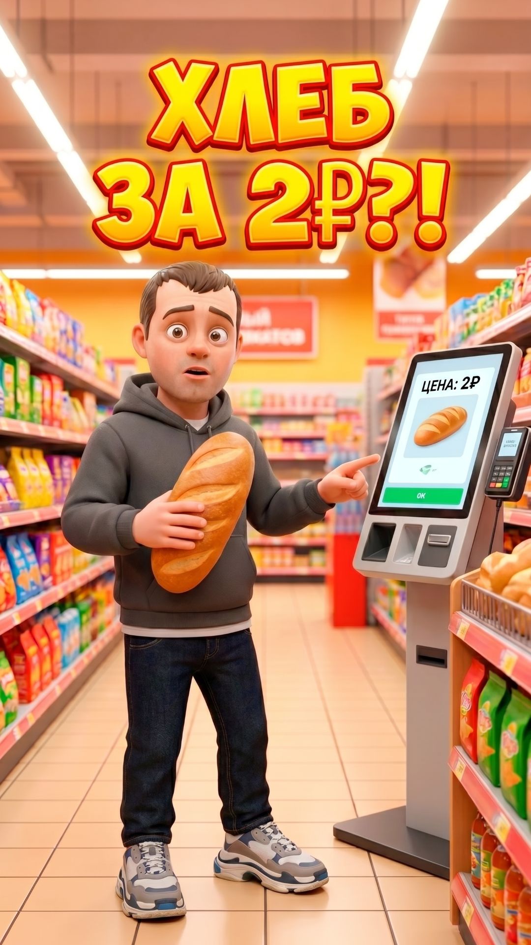 🤫 Секрет Пятёрочки: забирай хлеб за 2₽ уже сегодня! 🍞🏃♂️