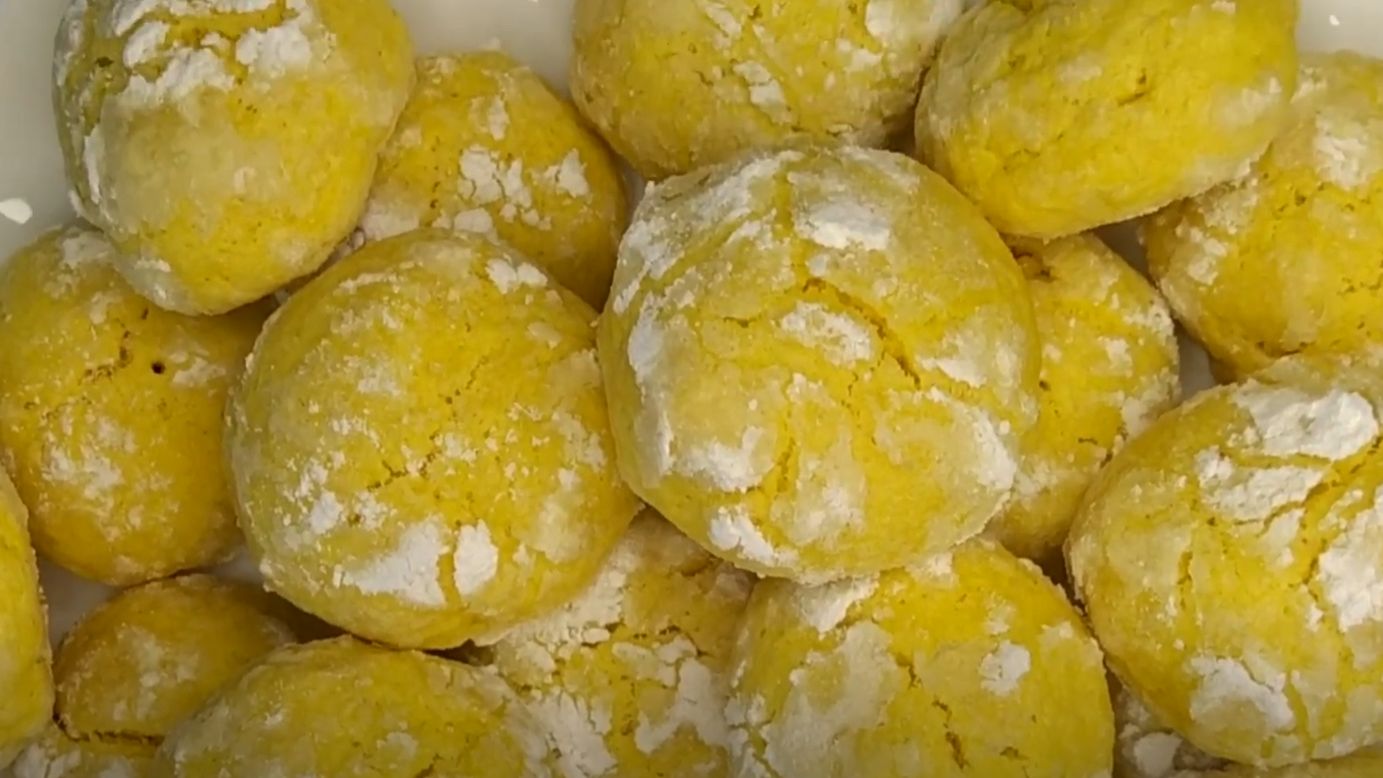 Мягкое и нежное лимонное печенье. Выпечка к чаю
