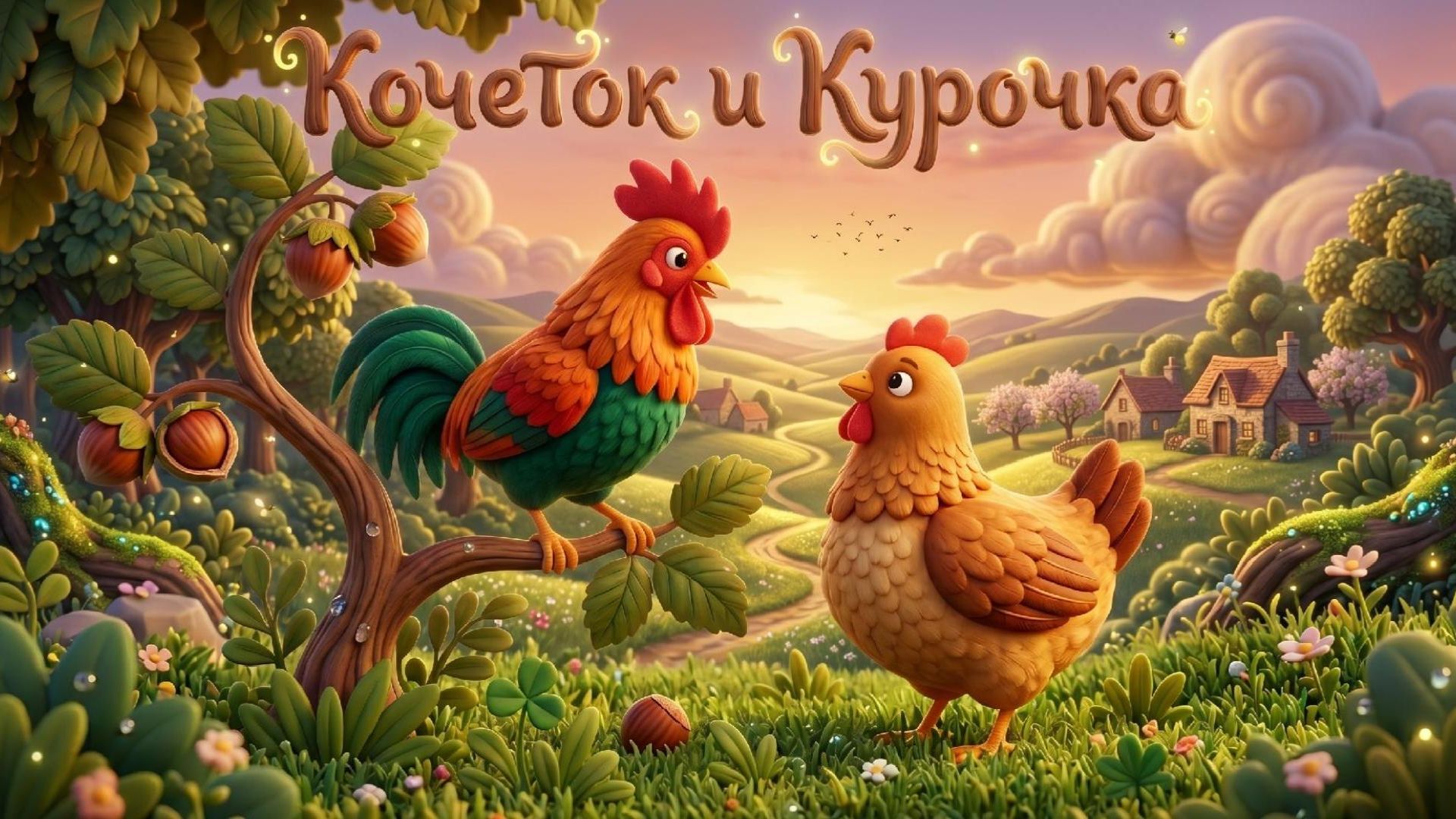 Кочеток и Курочка | народная сказка | Сказка для детей | Добрые сказки | Сборник сказок для детей